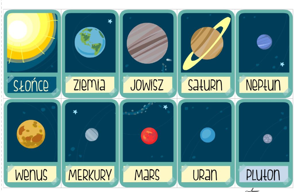 ukłąd słoneczny planety – Stowarzyszenie Unisław